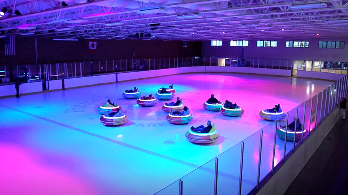 Ultra-Fun Ice Bumper Cars at Sprinker Recreation Center in Tacoma ...