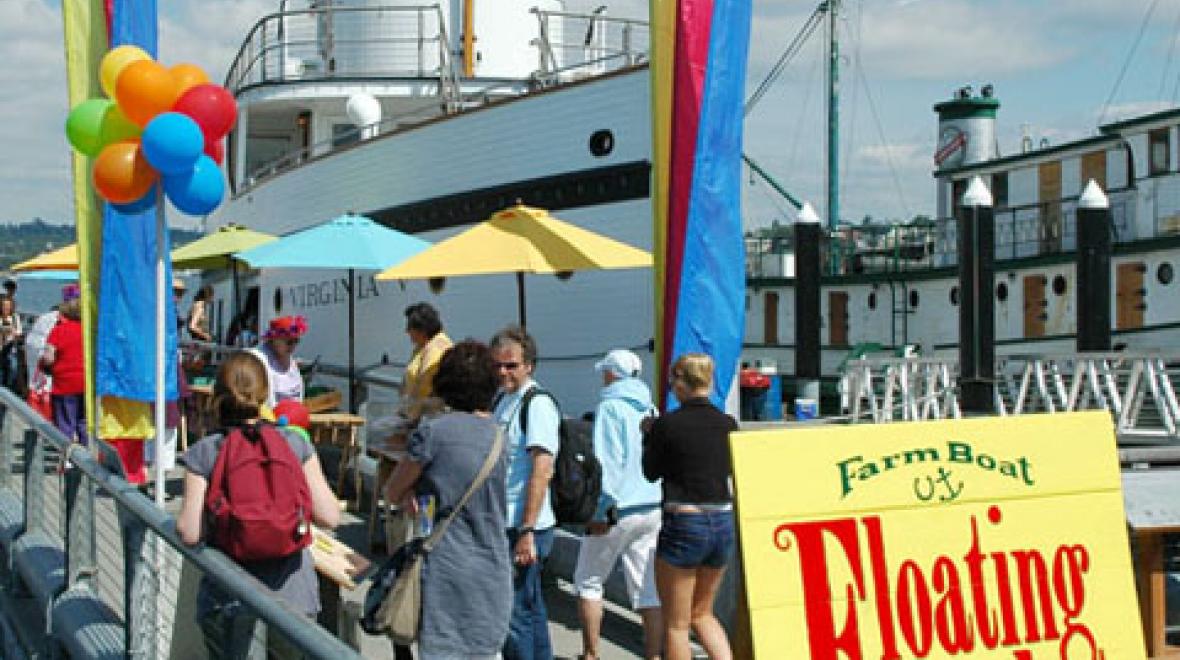 FarmBoat Floating Market on Lake Union Opening | Seattle Area Family ...
