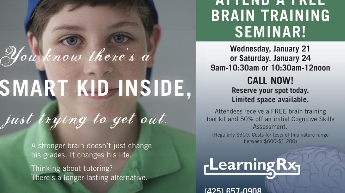 Free Brain Training Seminar | Seattle Area Family Fun Calendar | ParentMap
