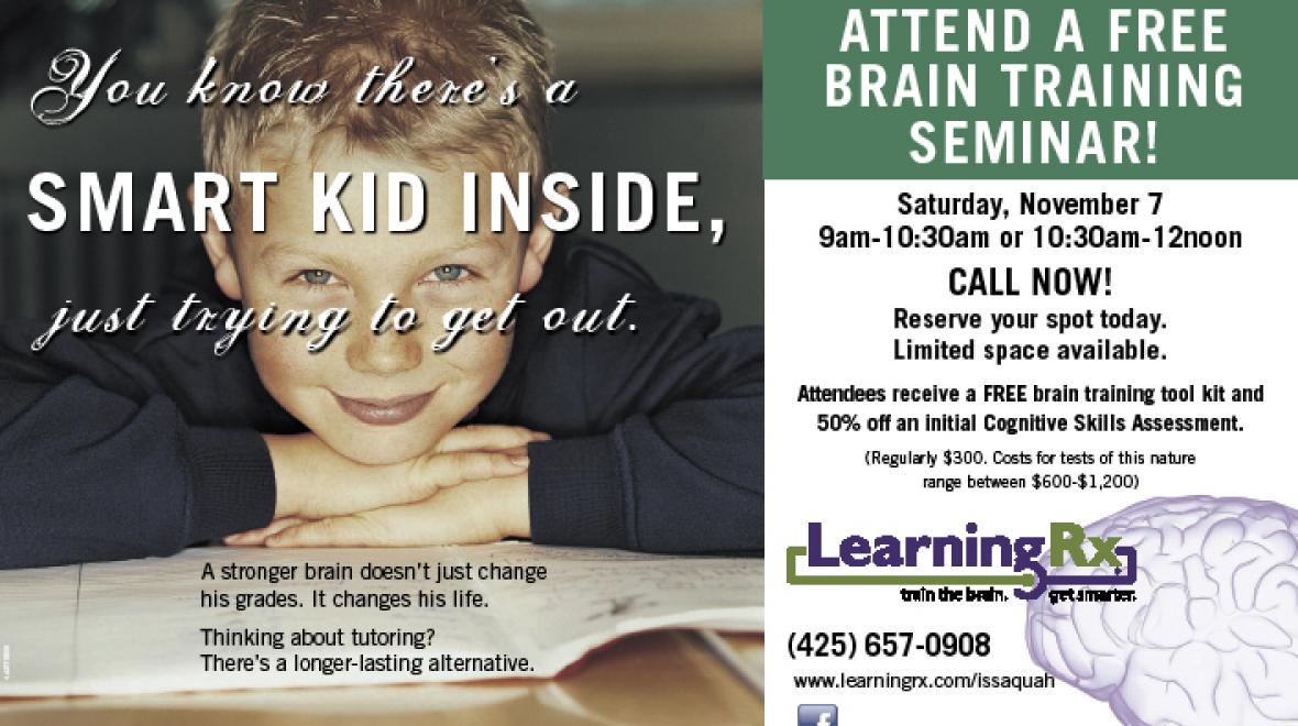 LearningRx - FREE Brain Training Seminar | Seattle Area Family Fun ...
