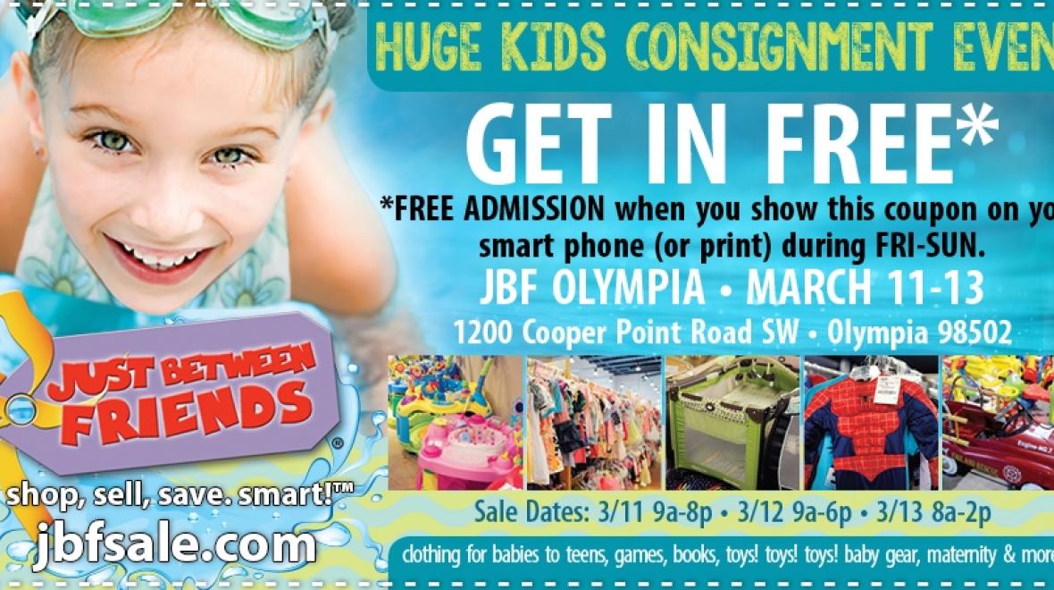 Just Between Friends Sale — Olympia | Seattle Area Family Fun Calendar | ParentMap