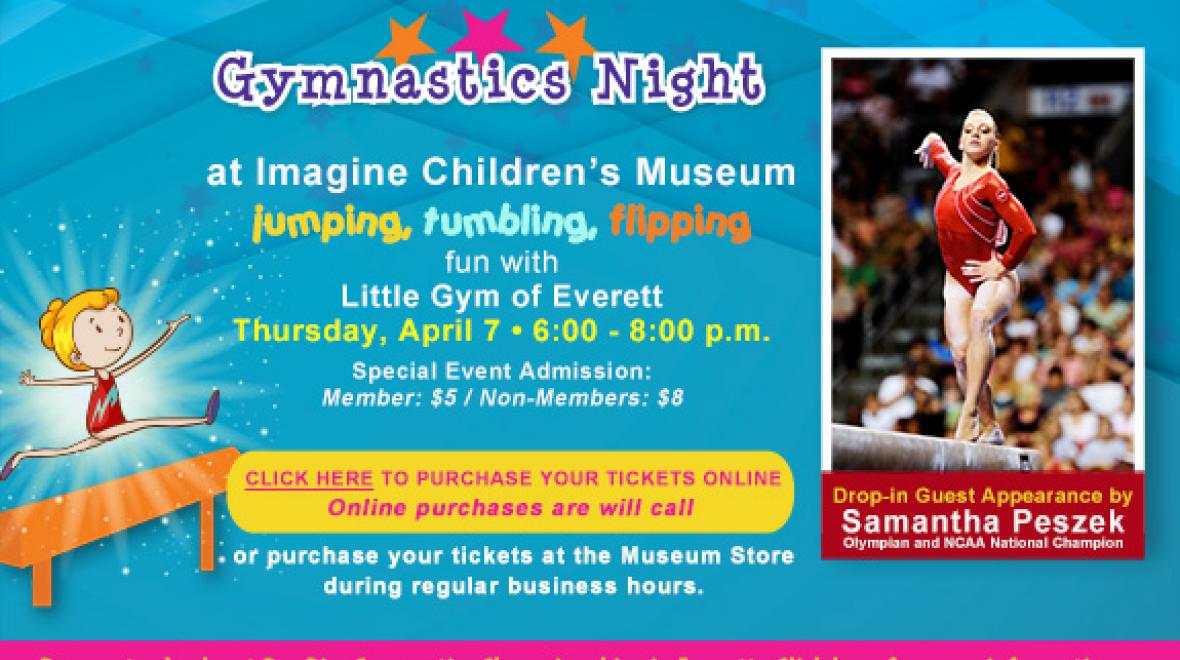 Gymnastics Night at Imagine Children's Museum | Seattle Area Family Fun ...