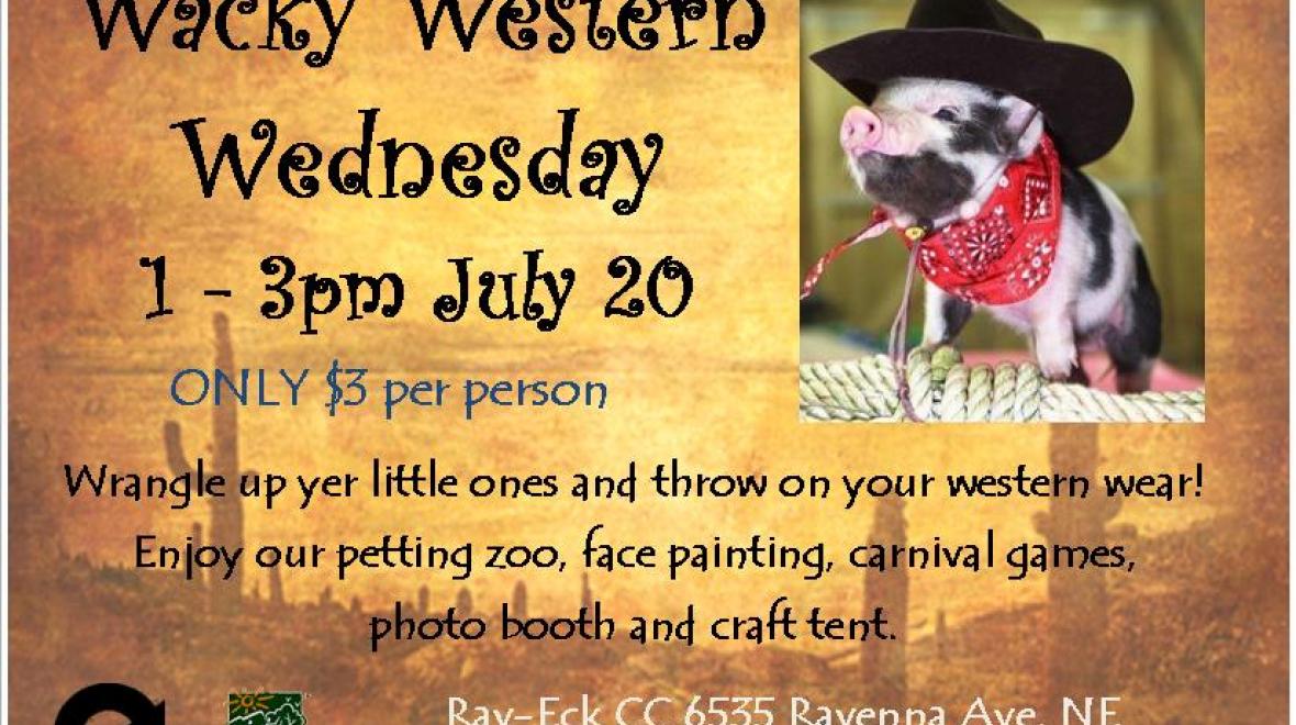 Wacky Western Wednesday | Seattle Area Family Fun Calendar | ParentMap