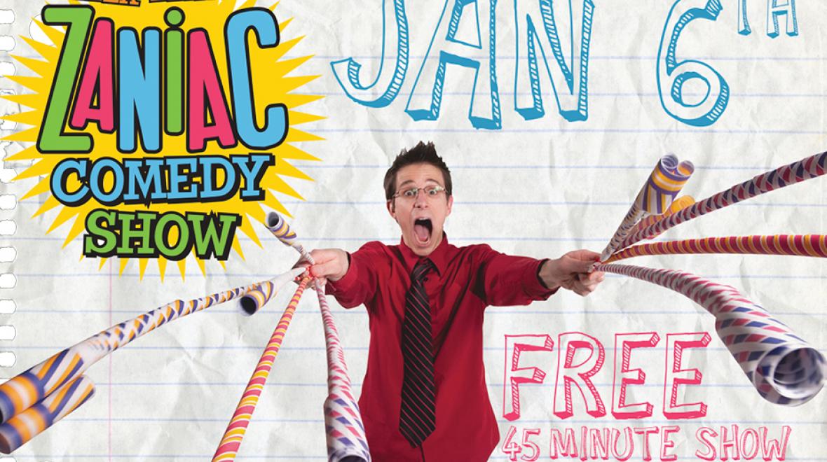 SBCC Indoor Play - Alex Zerbe's Zaniac Comedy Show | Seattle Area ...