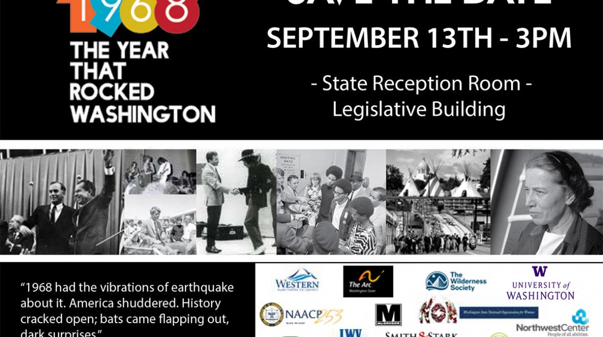 1968: The Year That Rocked Washington Exhibit Opening | Seattle Area ...