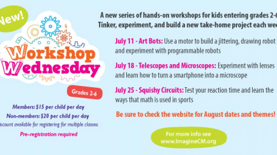 Workshop Wednesdays | Seattle Area Family Fun Calendar | ParentMap