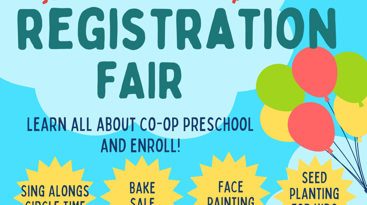 NSC Cooperative Preschool Registration Fair and Fun | Seattle Area ...