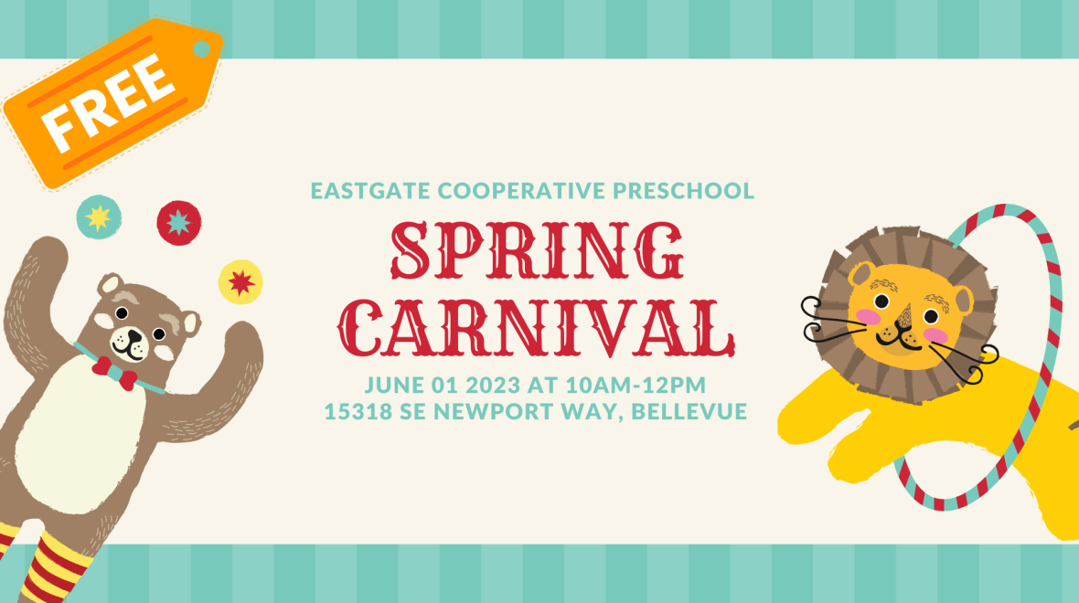 Free Preschool Spring Carnival | Seattle Area Family Fun Calendar ...