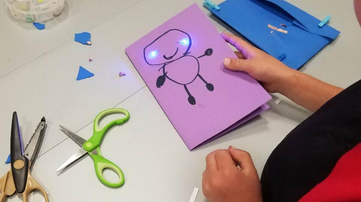 Light-Up Cards with Paper Circuits | Seattle Area Family Fun Calendar ...