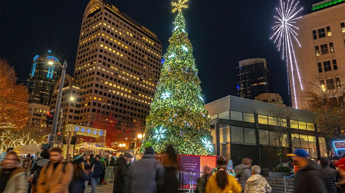 Tree Lighting Celebration at Westlake Park | Seattle Area Family Fun ...