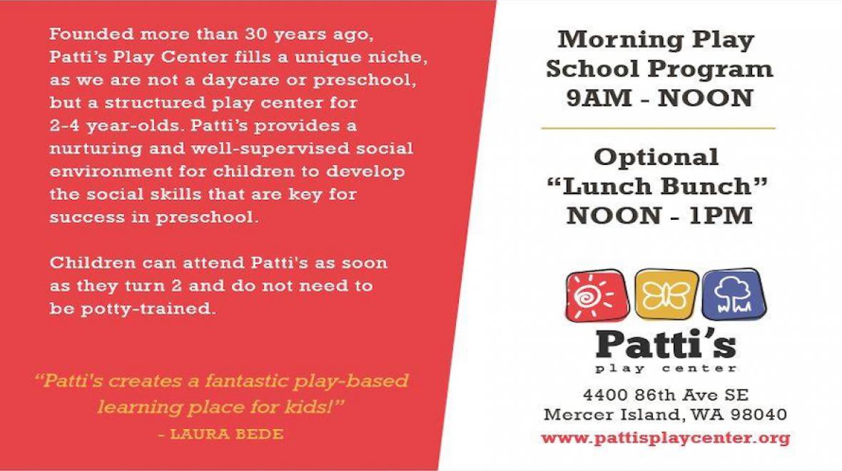 Patti's Play Center Open House | Seattle Area Family Fun Calendar ...
