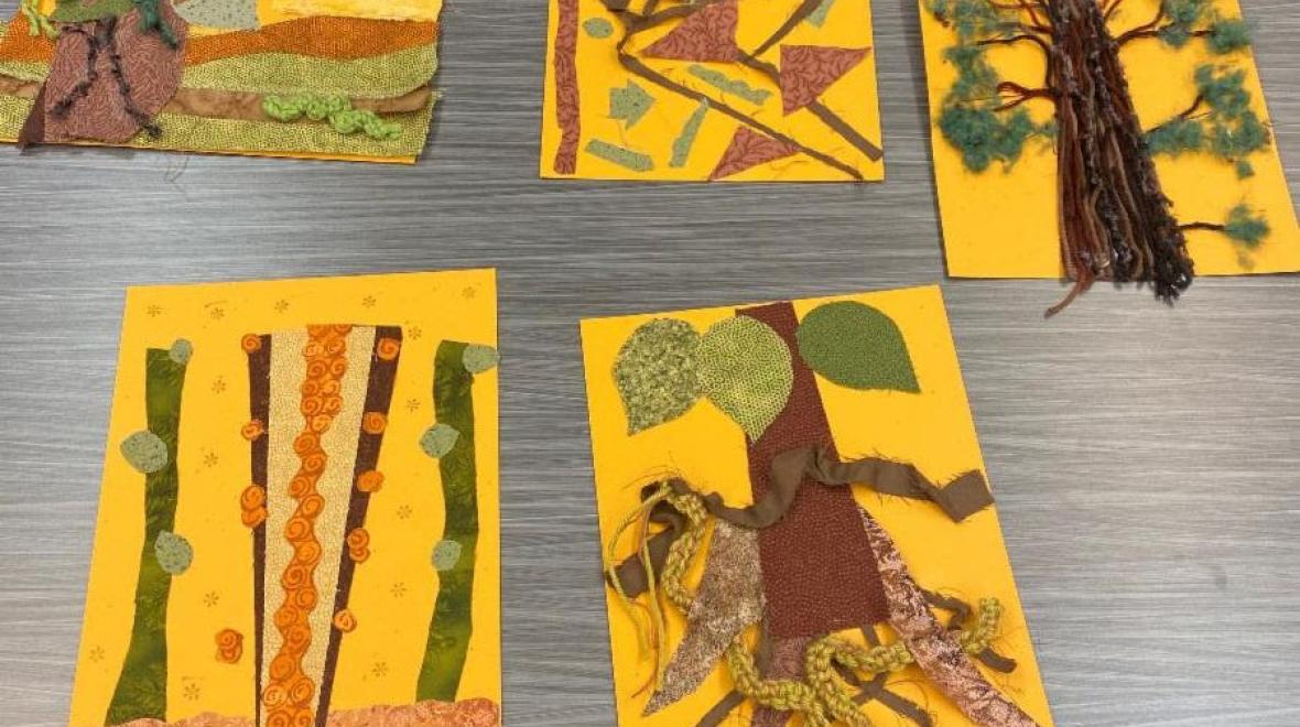 Northwest Trees Fabric Collage | Seattle Area Family Fun Calendar ...