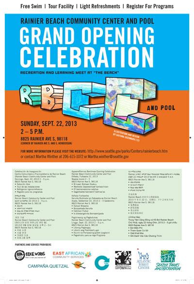 Rainier Beach Community Center and Pool Grand Opening | Seattle Area ...
