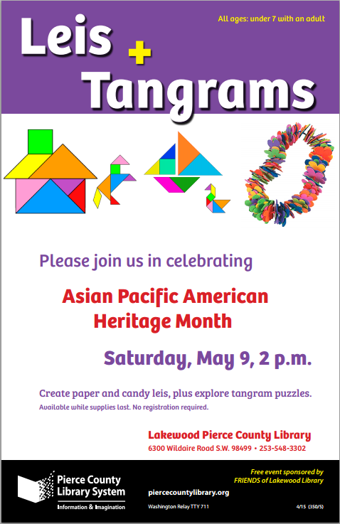 Leis & Tangrams | Seattle Area Family Fun Calendar | ParentMap