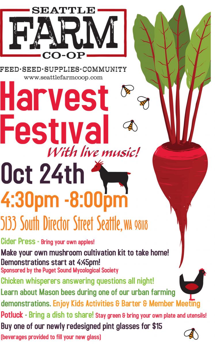 Seattle Farm Co-op Harvest Festival | Seattle Area Family Fun Calendar ...
