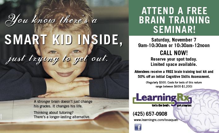 LearningRx - FREE Brain Training Seminar | Seattle Area Family Fun ...