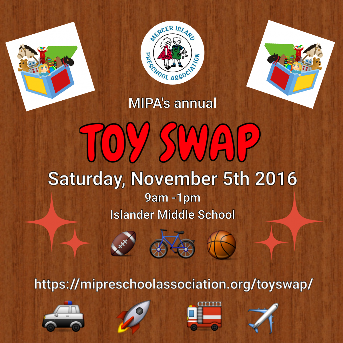 MIPA's Toy Swap | Seattle Area Family Fun Calendar | ParentMap