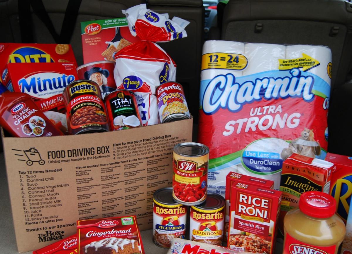 Fill Your Heart & Food Driving Box Campaign | Seattle Area Family Fun ...
