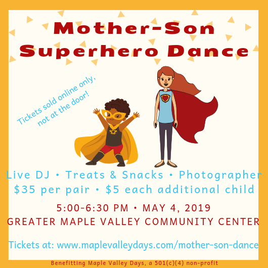 Mother-Son Superhero Dance | Seattle Area Family Fun Calendar | ParentMap