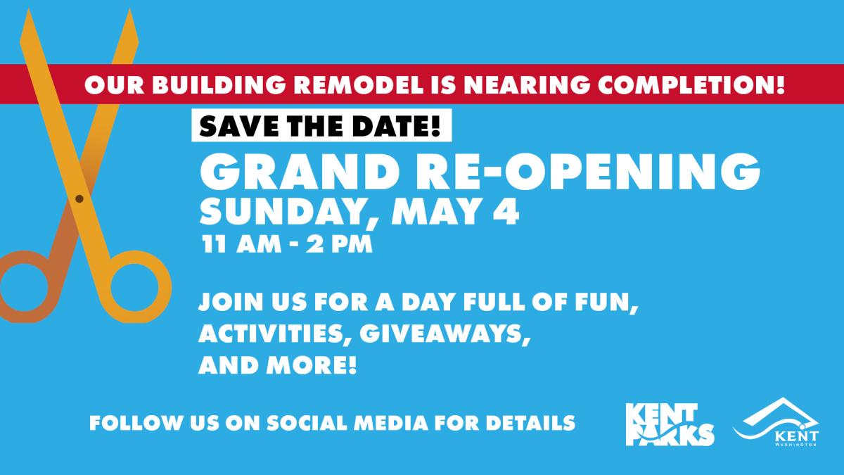 Kent Commons Community Center Grand Re-Opening Celebration | Seattle ...