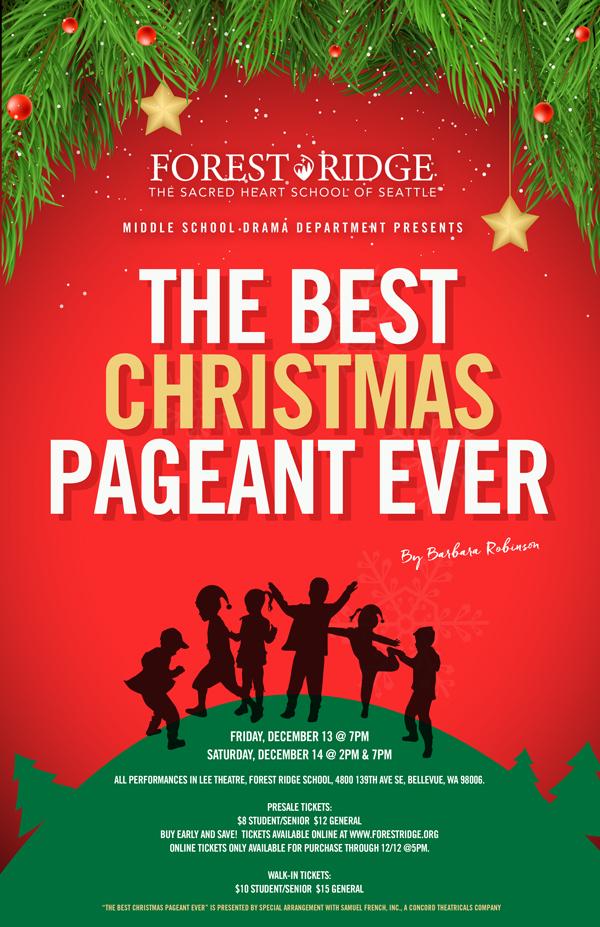 Forest Ridge Drama Presents: The Best Christmas Pageant Ever | Seattle ...