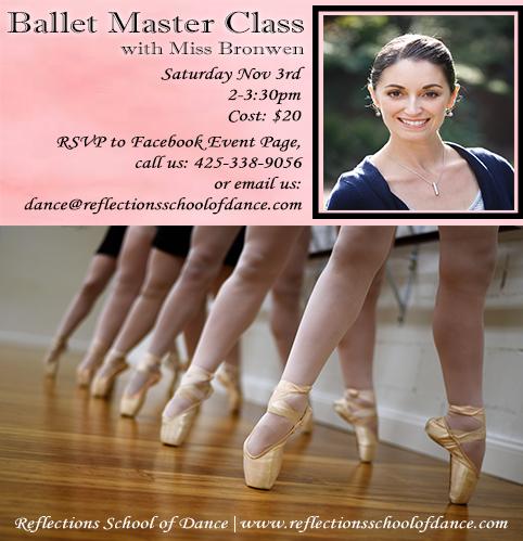 Ballet Master Class with Miss Bronwen Wilson | Seattle Area Family Fun ...