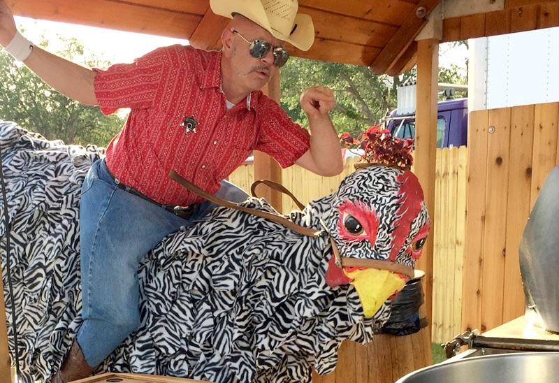 The Amazing Chicken Rider from the Zambini Brothers | Seattle Area ...