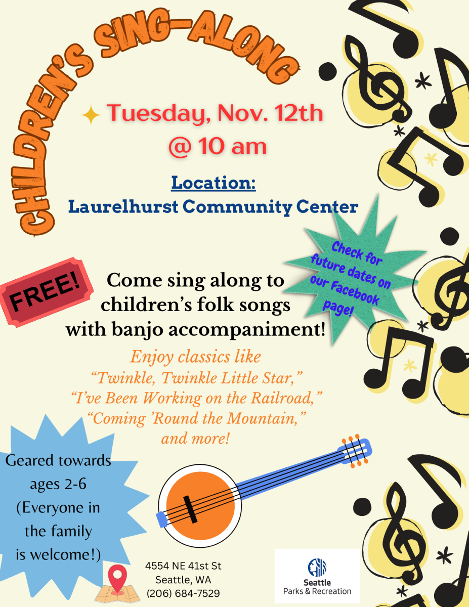 Children's Sing-Along | Seattle Area Family Fun Calendar | ParentMap