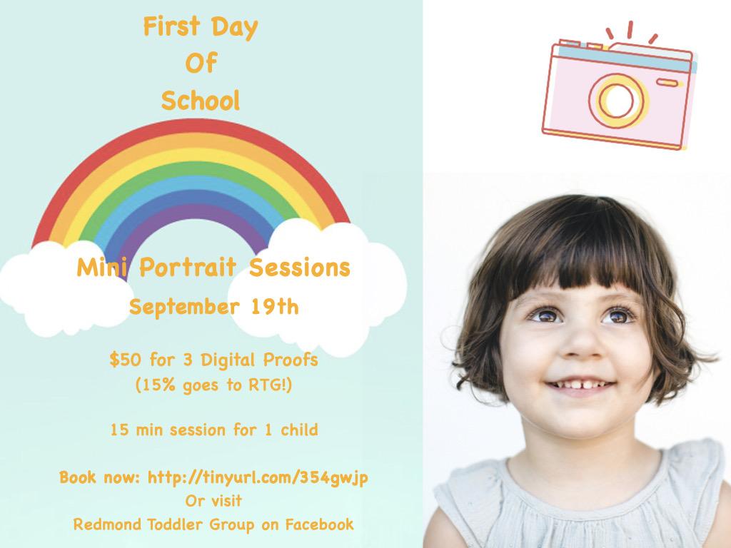 Photo Mini Sessions - Back to School! | Seattle Area Family Fun ...
