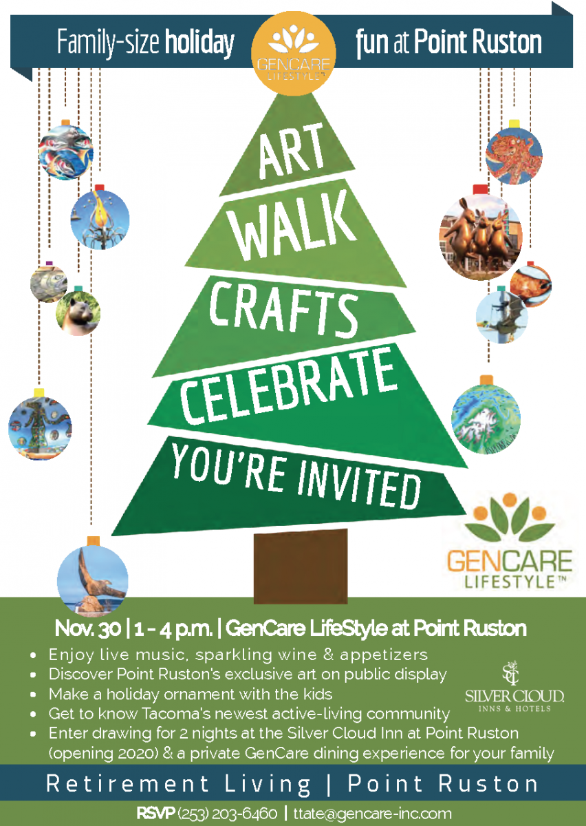 Art Walk & Holiday Fun at Point Ruston | Seattle Area Family Fun Calendar | ParentMap