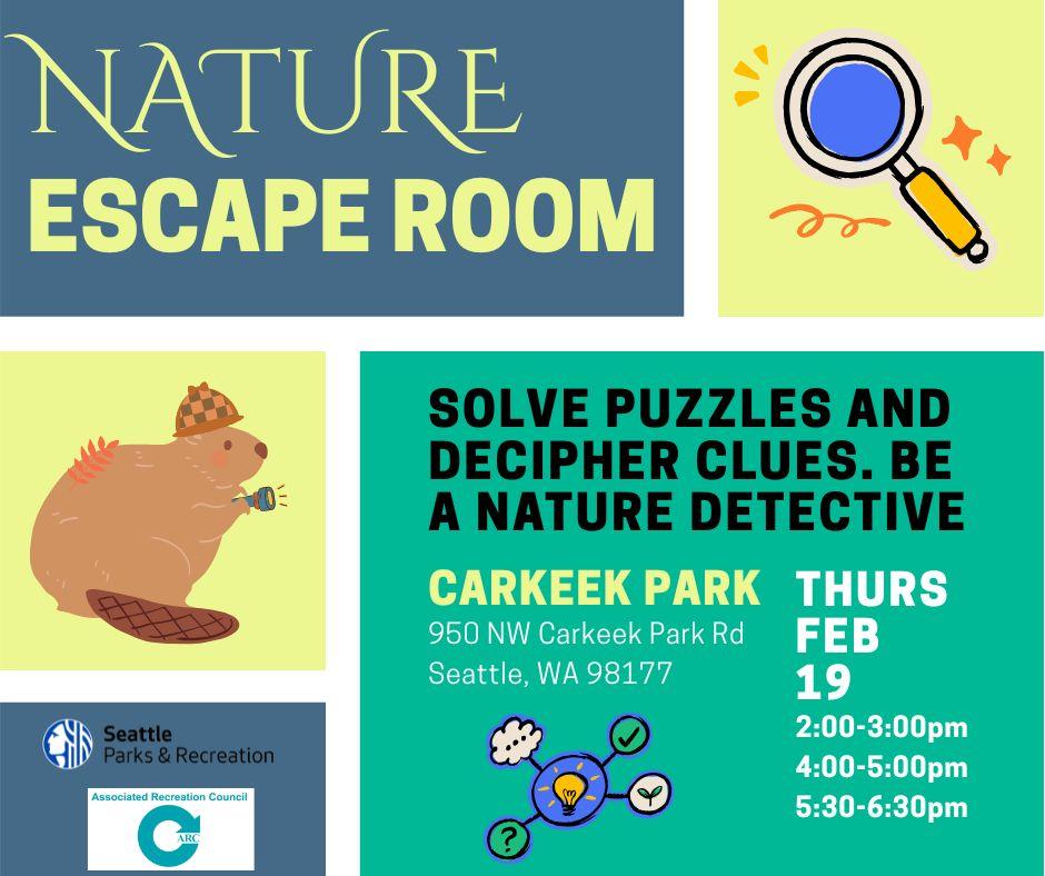 Nature Escape Room | Seattle Area Family Fun Calendar | ParentMap