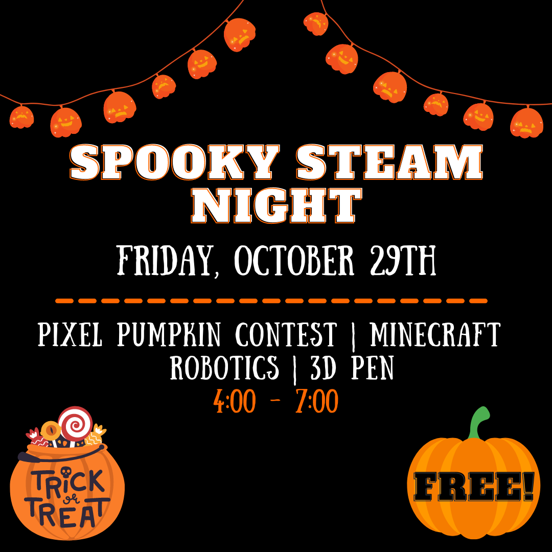 Spooky STEAM Night at icode Bellevue | Seattle Area Family Fun Calendar ...