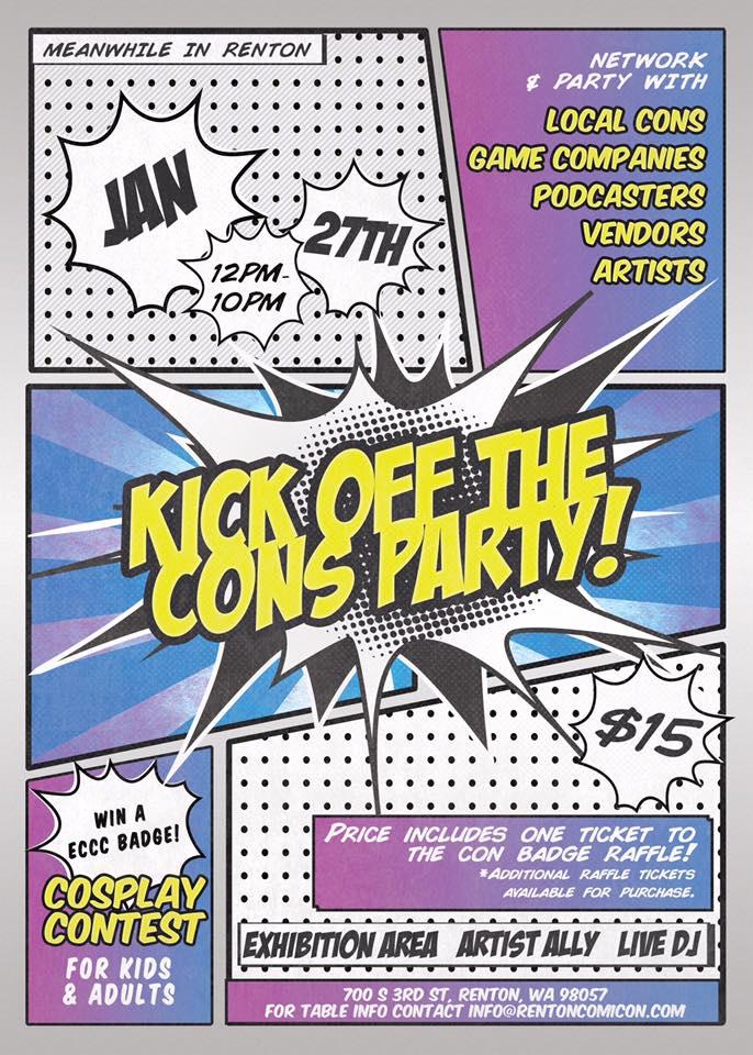 Kick off the Cons Party | Seattle Area Family Fun Calendar | ParentMap