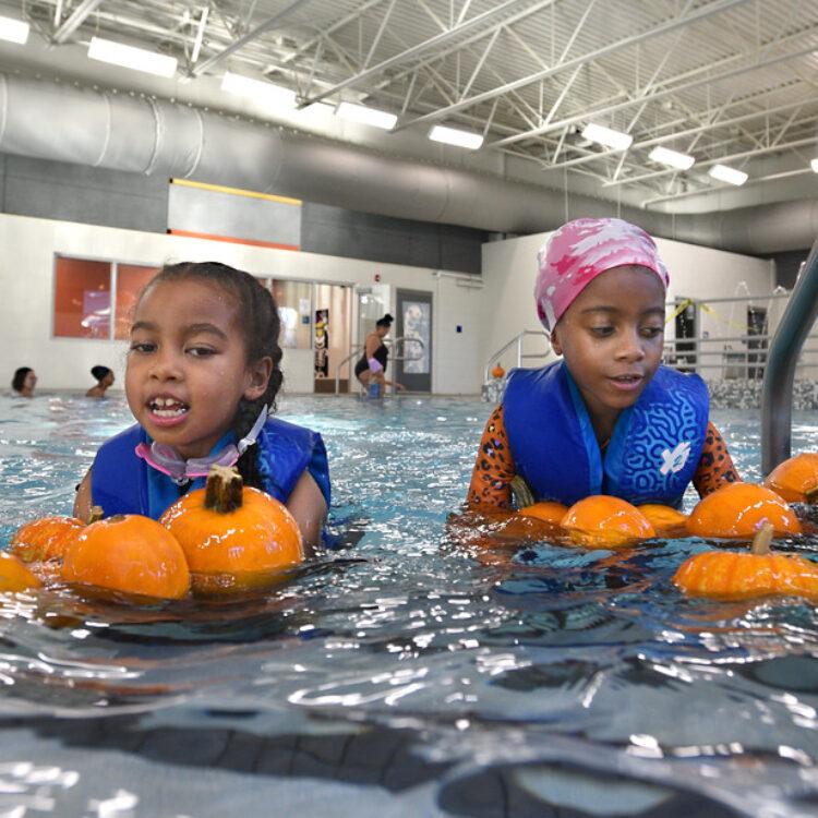 Floating Pumpkin Patch at Eastside Pool | Seattle Area Family Fun Calendar | ParentMap