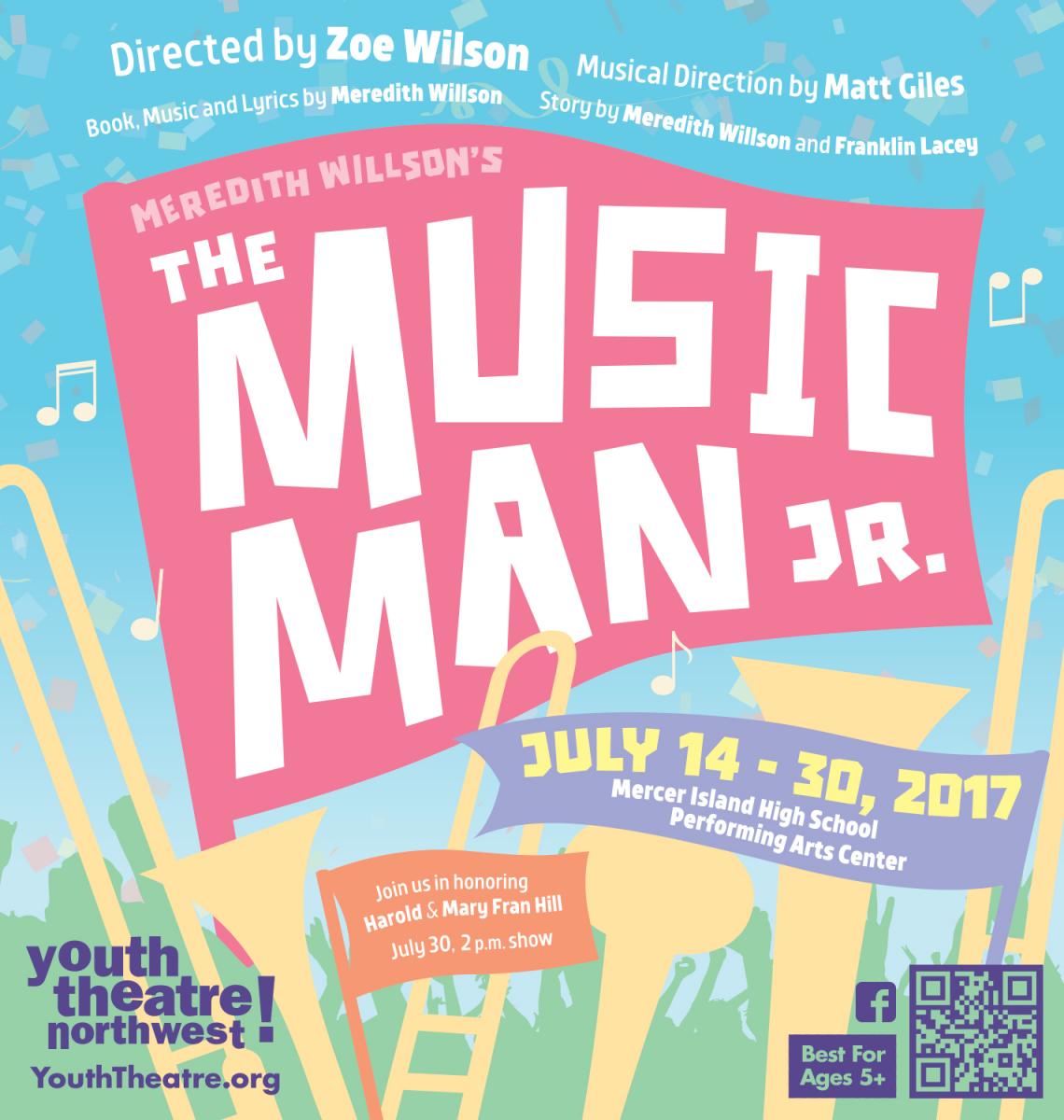 Youth Theatre Northwest Presents: The Music Man Jr. | Seattle Area ...