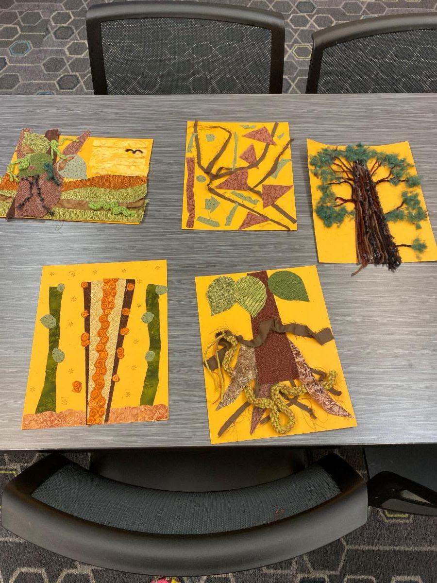 Northwest Trees Fabric Collage | Seattle Area Family Fun Calendar ...