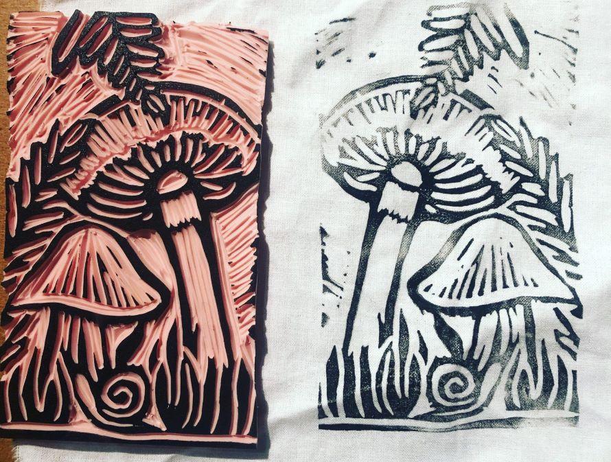Nature inspired art: Block printing! | Seattle Area Family Fun Calendar ...