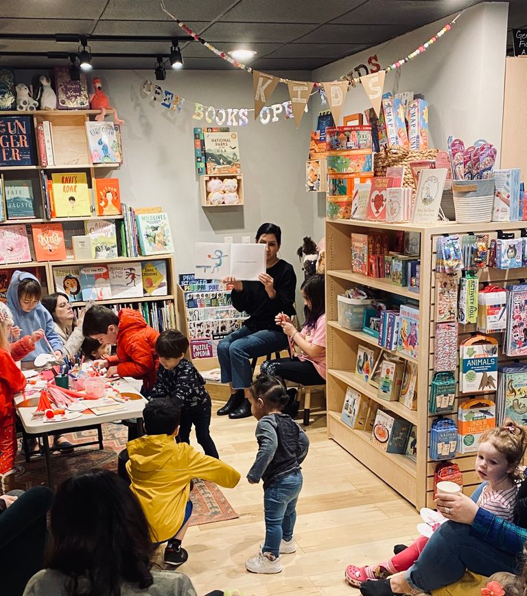 Toddler Reading Time at Paper Boat Booksellers